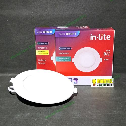 Jual LAMPU PANEL DOWNLIGHT IB LED INLITE INPS682R BULAT 9 WATT PUTIH ...