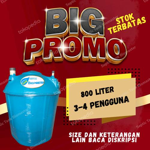 Jual SEPTIC TANK 800 LITER PROMO, BARANG TERBATAS, MERK BIOMASTER - Kab ...