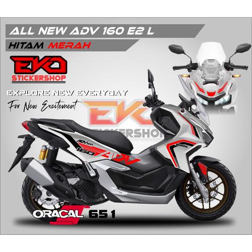 Jual Sticker ADV 160 PUTIH cutting stiker Variasi adv 2022 2023 E2 ...