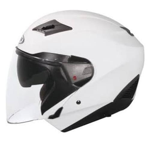 Jual Helm Zeus Z-611 Double Visor Half Face Helmet Motor Bike Kepala ...
