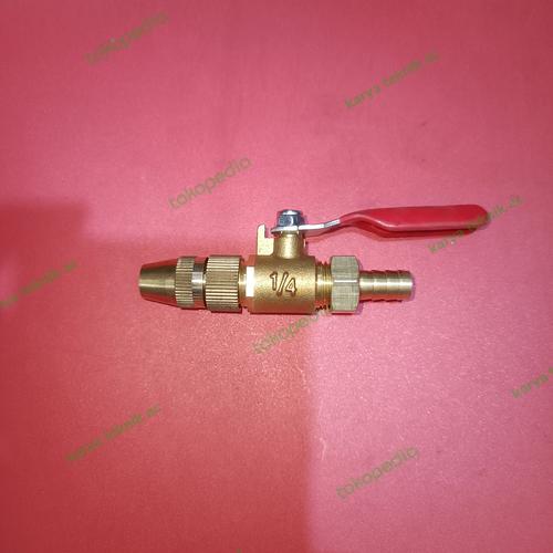 Jual KRAN STEAM HATO 1/4 + NOZZLE LURUS / KRAN STEAN AC - Kota Bekasi ...