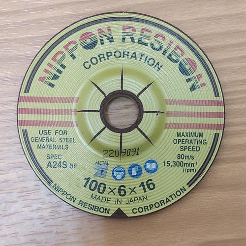 Jual Batu Poles NR 4 Inchi (100 x 6 x 16) Nippon Resibon Grinding Wheel ...