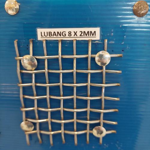 Jual kawat wiremesh anyaman lurus 8mm x 2mm x 100cm / 1 meter stainless ...