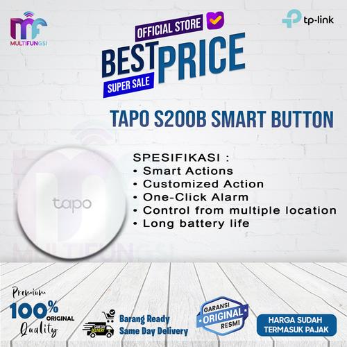 Jual TP-LINK Tapo S200B Smart Button One Click Alarm TPLINK - Jakarta ...