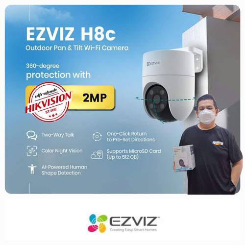 Jual EZVIZ H8c 2MP Wireless IPcam 2-Way Talk PTZ Outdoor Color Night ...
