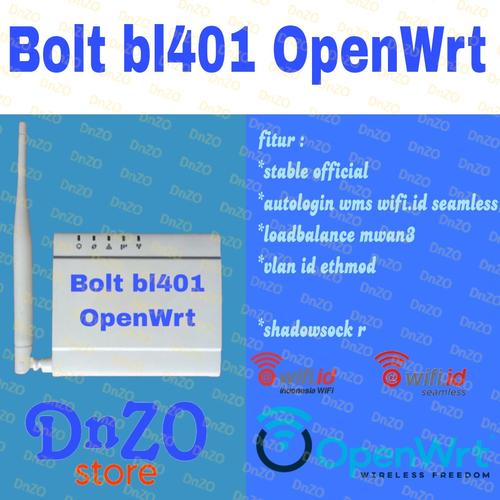 Jual openwrt bl401 bolt router wifi ssr loadbalance autologin kopijahe - ssr - Kab. Demak - DnZO ...