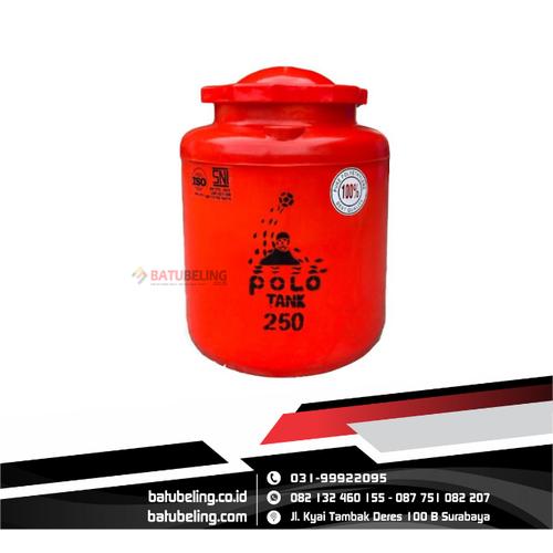 Jual Tandon Air 250 Liter Polo Plastik Tangki Penampungan Toren TB250 ...