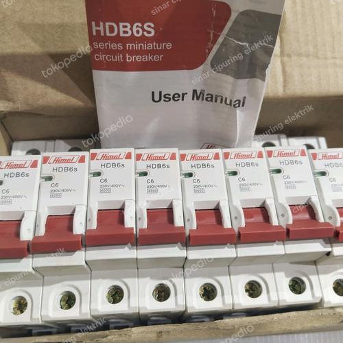 Jual Mcb HIMEL HDB 6S 1P 6A 6000 KA - Kota Tangerang - sinar cipuring ...