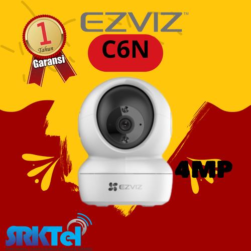 Promo EZVIZ C6N 4MP Smart Wi-Fi Pan & Tilt IP Camera - C6N + 32 GB ...