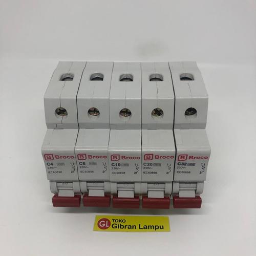 Jual MCB Broco - 1 Phase Miniature Circuit Breaker - 16A - Kab. Sragen ...