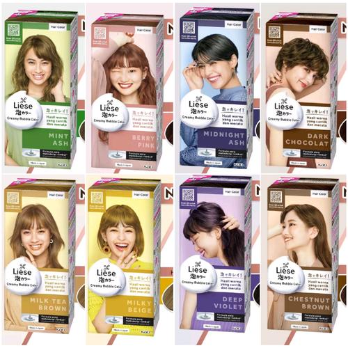 Jual Liese Creamy Bubble Hair Color - Midnight Ash - Kab. Karawang ...