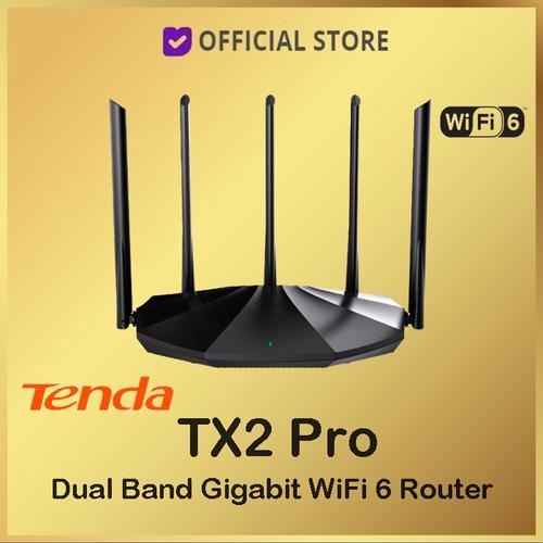 Jual Tenda TX2 Pro Dual-Band Gigabit Wi-Fi 6 Router TX2Pro TX2 Pro ...