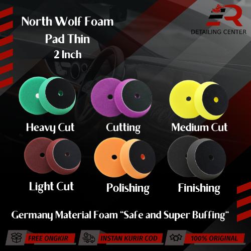 Jual Busa Foam Pad Mesin Poles North Wolf 2inch North Wolf Foam 2" - Orange - Jakarta Selatan ...