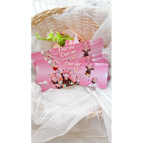 Jual Anya Forger Spy X Family Label Susu BOTOL Indomilk 190ml / Ulang ...