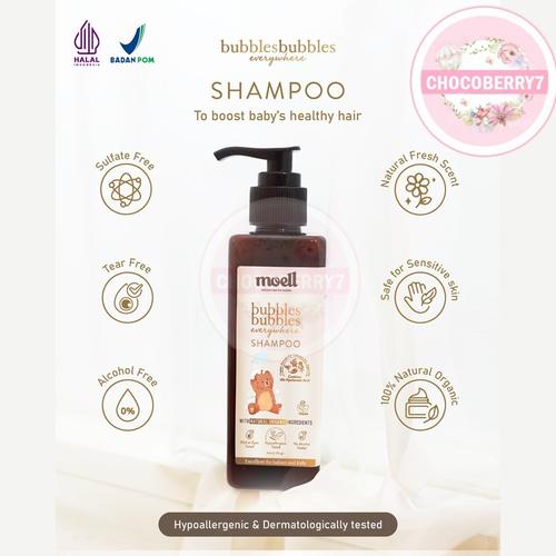 Jual Moell Bubbles Bubbles Everywhere Shampoo Shampoo Baby 185 ml ...