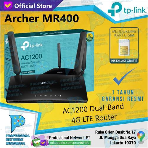 Promo TP-Link Archer MR400 AC1200 4G LTE Modem Wireless Router tplink ...