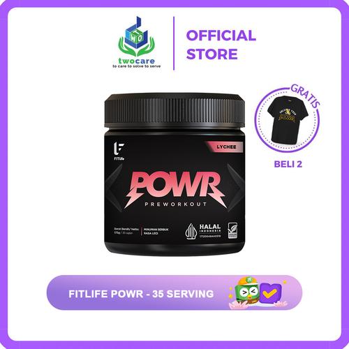 Promo Fitlife Pre Workout POWR 35 Serving Preworkout PWO Penambah ...