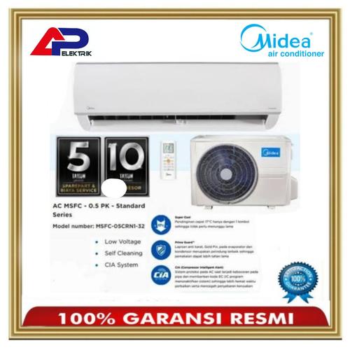Jual AC Midea Split Standar 0.5pk MSFC-05CRN1-unit only - Kota Serang ...