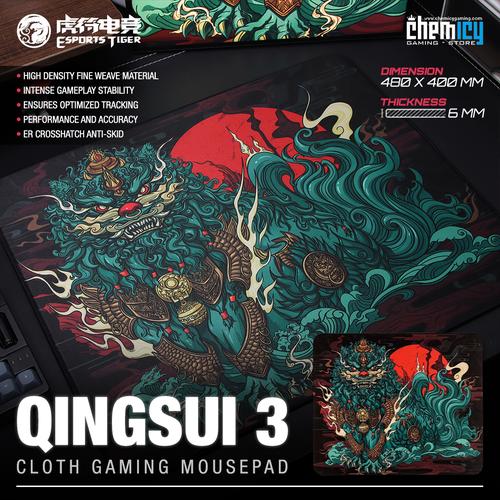 Jual Tiger Arc QingSui 3 / Qing Sui 3 Cloth Gaming Mousepad - Jakarta ...