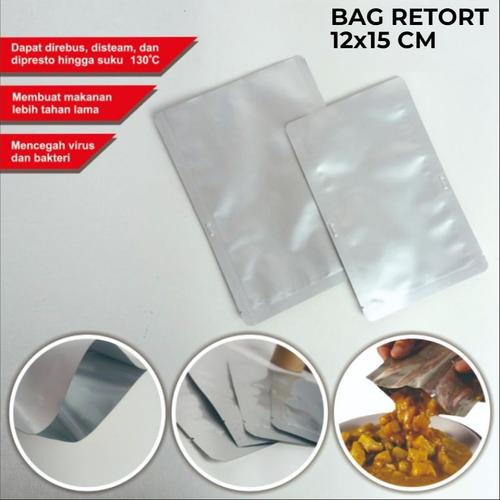 Jual (100pcs) Kemasan Alumunium Bag Retort 150 Retortpack 12x15 CM ...