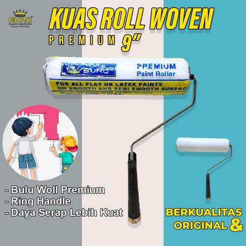 Jual PROMO!! Kuas Roll Cat Dinding Tembok WOVEN merk EURO - Jakarta ...