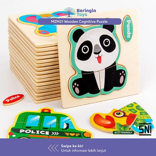 Promo Mainan Edukasi - Wooden Cognitive Puzzle / Simple Puzzle ...