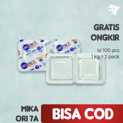 Jual Box Mika Kue Kecil 7A Kemasan Plastik Klepon Jajanan Pasar 100pcs ...