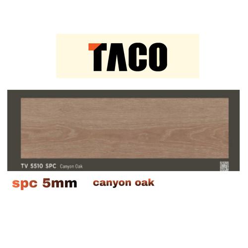 Jual spc flooring taco lantai kayu vinyl tebal 5mm TV5510 canyon oak ...