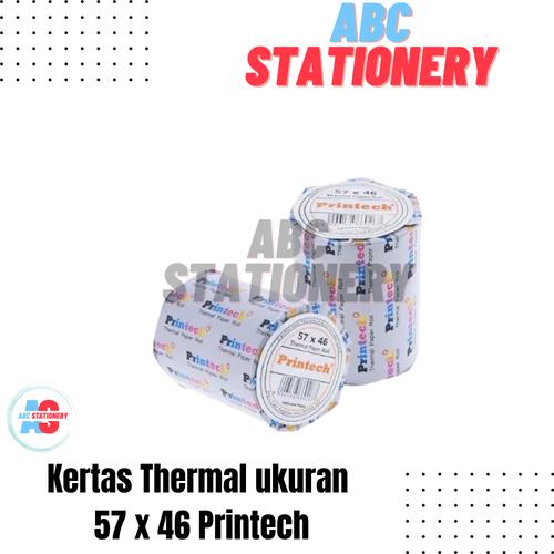 Jual Kertas Thermal ukuran 57 x 46 Printech (Kelipatan 10 roll) - Pack ...