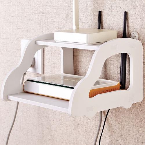 Jual Rak Rack Kotak Tempat Penyimpan Wfi Router Telepon Tempel Dinding ...