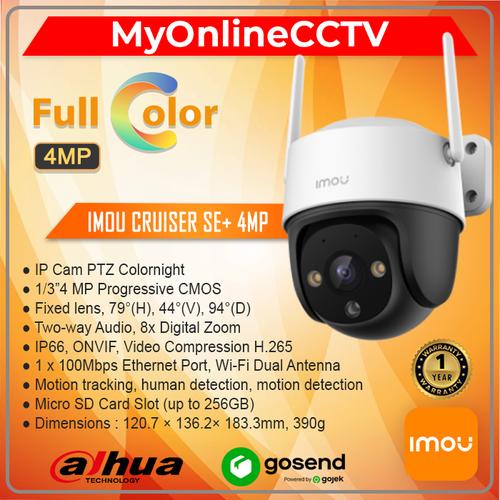 Promo IMOU CRUISER 4MP IPC-S42FP-D 2WAY AUDIO FULL COLOR IP Camera CCTV ...