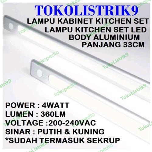 Jual LAMPU KABINET KITCHEN SET LED/LAMPU KITCHEN 4WATT/4W WHITE/WARM ...