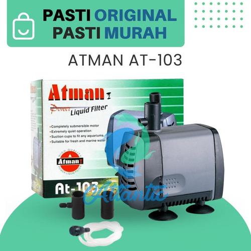 Jual TERPOPULER ATMAN AT 103 25 Watt Pompa Air Celup Aquarium Aquascape ...