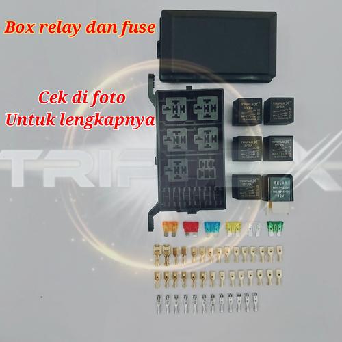 Jual kotak relay set tempat relai box rellay sekring fuse skring rilay ...