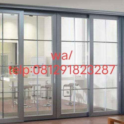 Jual pintu kaca aluminium Alexindo 3 inchi model sliding/geser ...