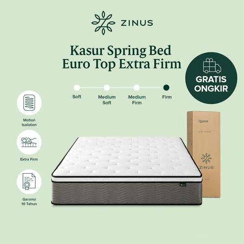 Promo Kasur Spring Bed Zinus Ekstra Firm / Euro Top / Motion Isolation ...