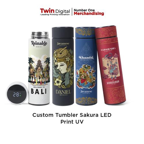 Jual CUSTOM TUMBLER BOTOL TERMOS SAKURA LED - TUMBLER LED PRINT UV ...