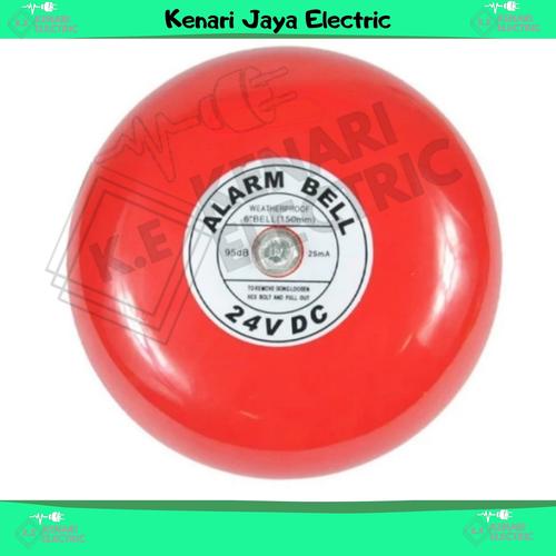 Jual Round Alarm Bell 6" 220VAC 24VDC / Alarm Bell Sekolah Pabrik 220V ...
