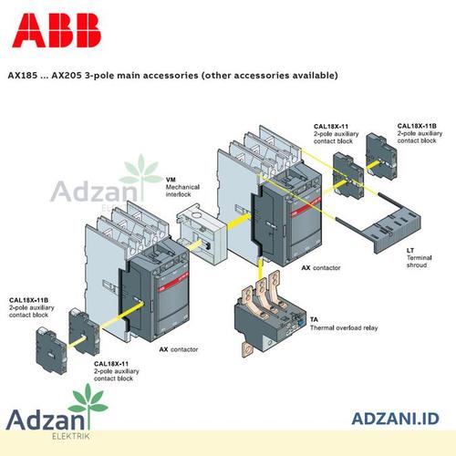 Jual Abb Thermal Overload Ta200Du-175 130-175A 1Saz421201R1005 Ta 200 ...