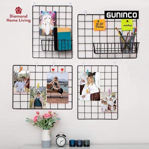 Promo HIJANG WALL GRID Hiasan Dinding Rak Besi Dekorasi Foto Wire Grid ...