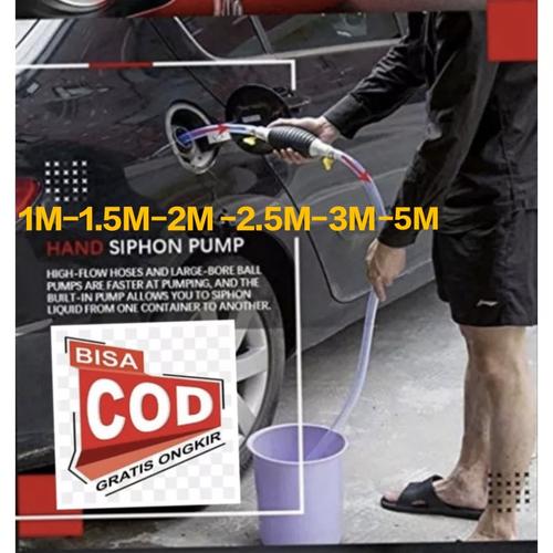 Jual Pompa bensin | solar | air | manual pump | pompa alat sedot | Penyedot - Selang 1M - Kota ...