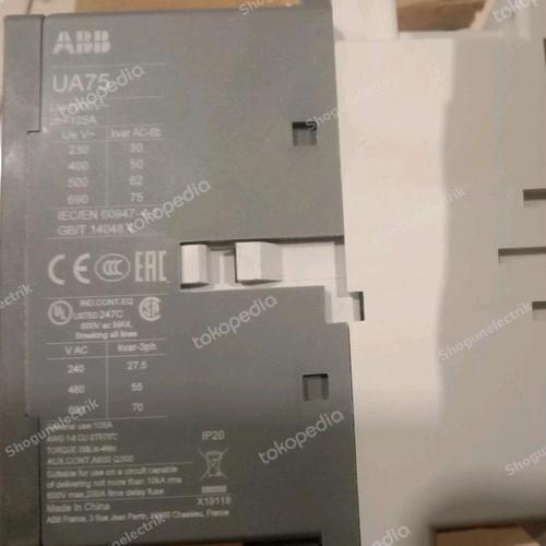 Jual Kontaktor Abb Capasitor Abb U75-30-11 50Kvar 220Volt Ua 75-30-11 - Jakarta Barat - Mitra ...