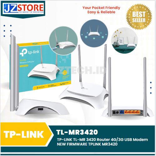 Jual TP-LINK TL-MR 3420 Router 4G/3G USB Modem NEW FIRMWARE TPLINK ...