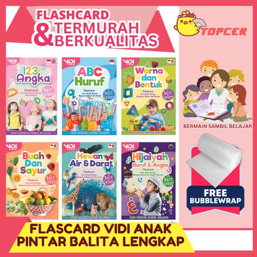 Promo VIDI FLASHCARD EDUKASI ANAK - KARTU GAMBAR EDUKASI ANAK - VIDI ...