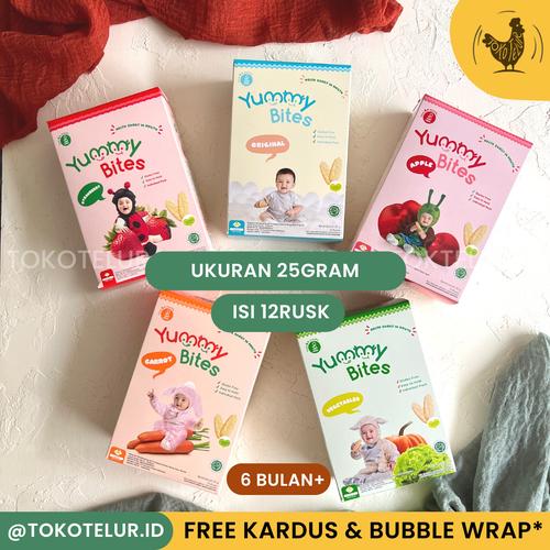 Promo YUMMY BITES - Rice Cracker 25Gr 50Gr Snack MPASI Bayi / Cemilan ...