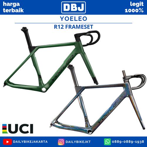 Jual FRAMSET SEPEDA ROADBIKE YOELEO R12 ALLROUND AERO DISC UCI APPROVED ...