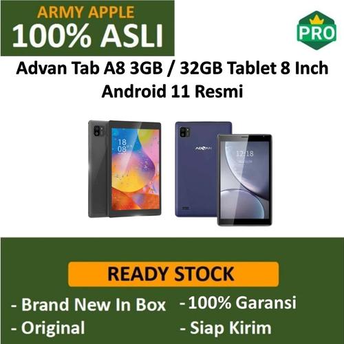 Jual Advan Tab A8 3GB / 32GB Tablet 8 Inch Android 11 3/32 GB Garansi ...