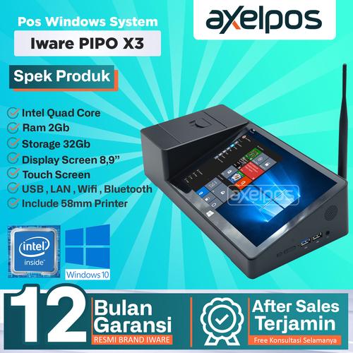 Promo MINI PC MESIN KASIR TOUCHSCREEN WINDOWS 10 WITH PRINTER THERMAL ...