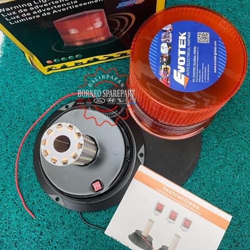 Jual WL27 LED DC12-48V ROTARY BEACON STROBO WARNING LIGHT - Kota ...