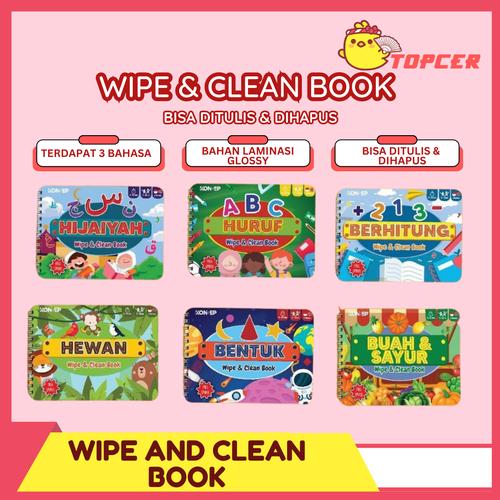 Jual WIPE&CLEAN BUKU BELAJAR MENULIS ANGKA HURUF DAN BENTUK - BUKU ...